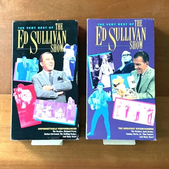 Media | The Very Best Of Ed Sullivan Set Of Two 2 Vhs Tapes | Poshmark